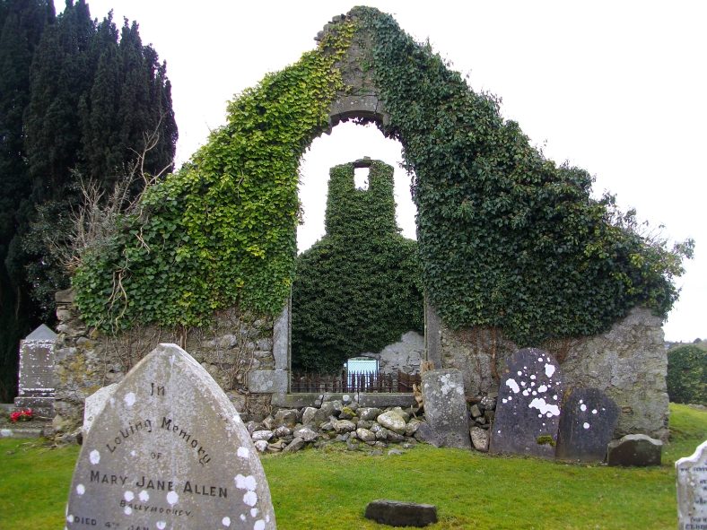 Donard Medieval Church and Graveyard - Donard Imaal History