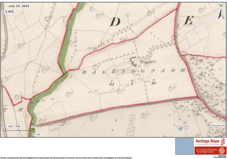 Moate at Ballydonagh - Rathdown : Wicklow's ancient heartland