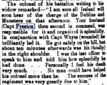 Captain Arthur John Dillon Preston - Rathdown : Wicklow's ancient heartland