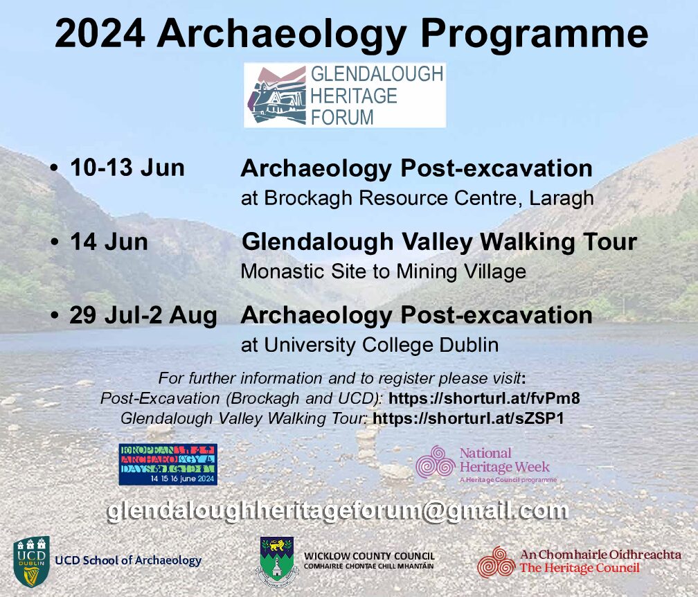 Community Archaeology Programme at Glendalough 2024
