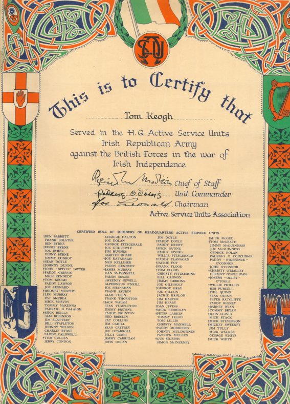 Tom Keogh of Knockananna: His role in Bloody Sunday 1920 - County ...