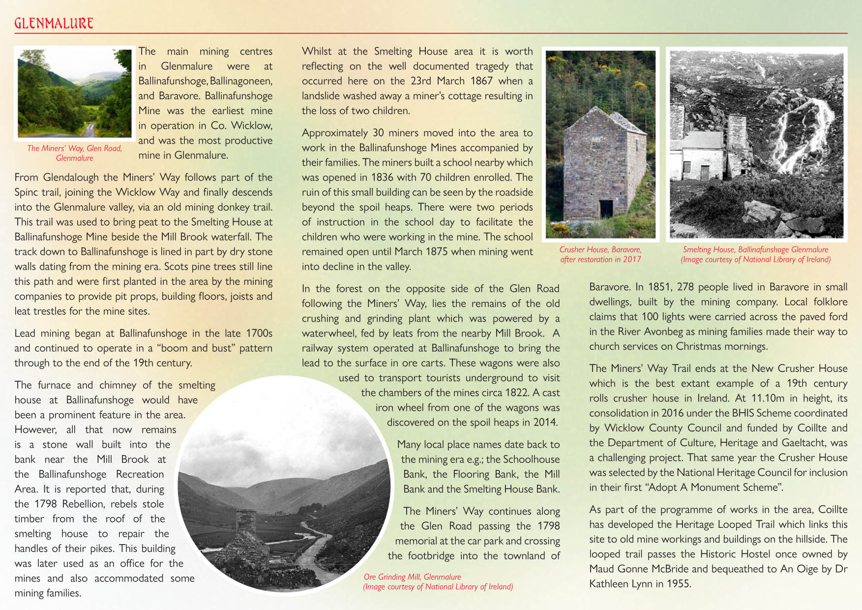 The Miners' Way Walk - County Wicklow Heritage