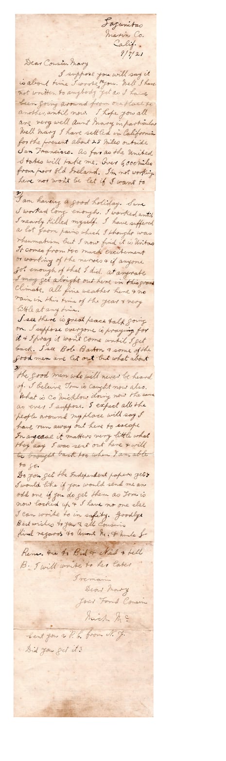 Colonel Michael (Mick) McDonnell - Tinahely History & Photos