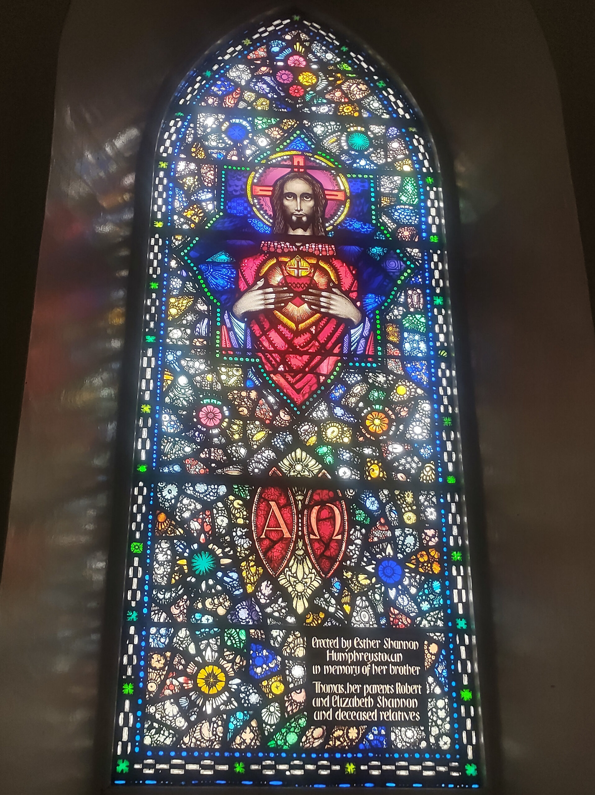 Valleymount Church - Harry Clarke stained glass windows - Blessington ...